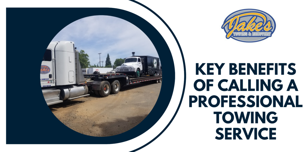 Key Benefits of Calling a Professional Towing Service